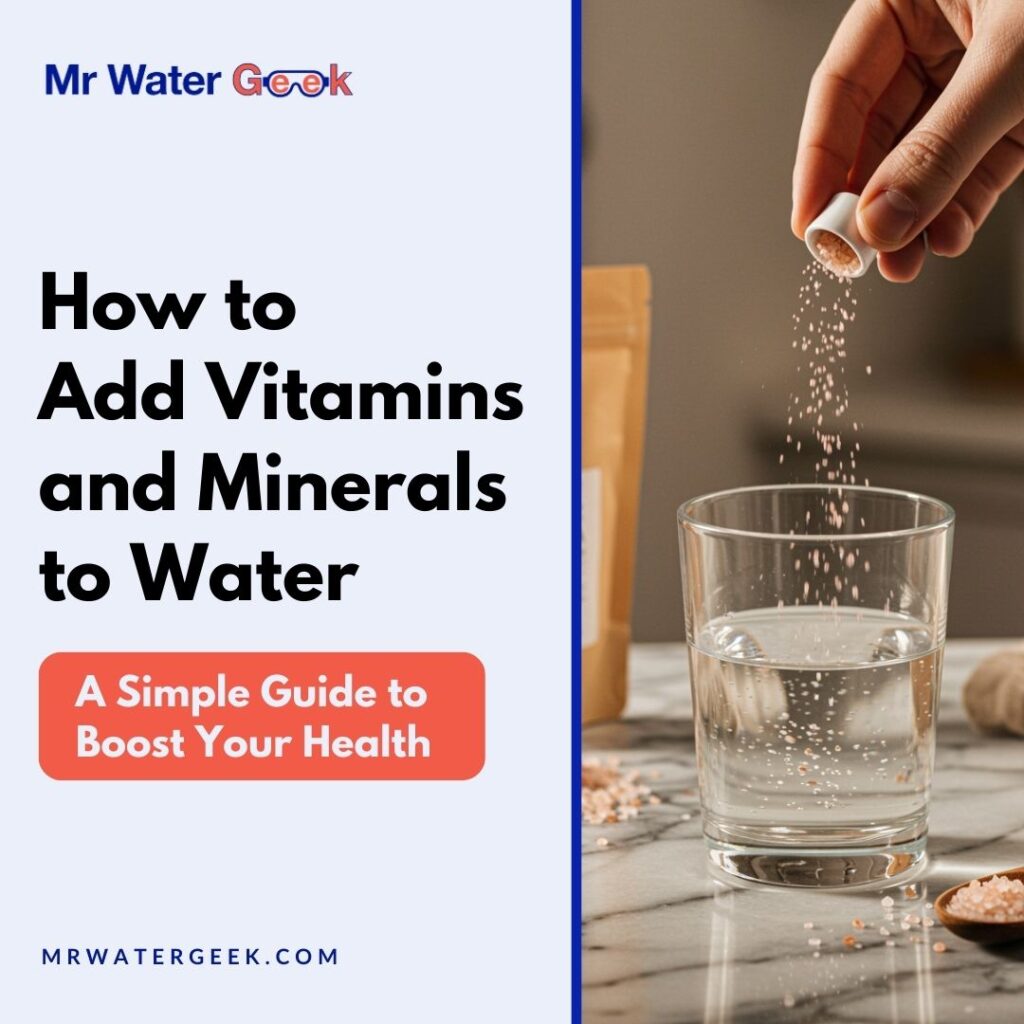 How to Add Vitamins and Minerals to Water: A Simple Guide